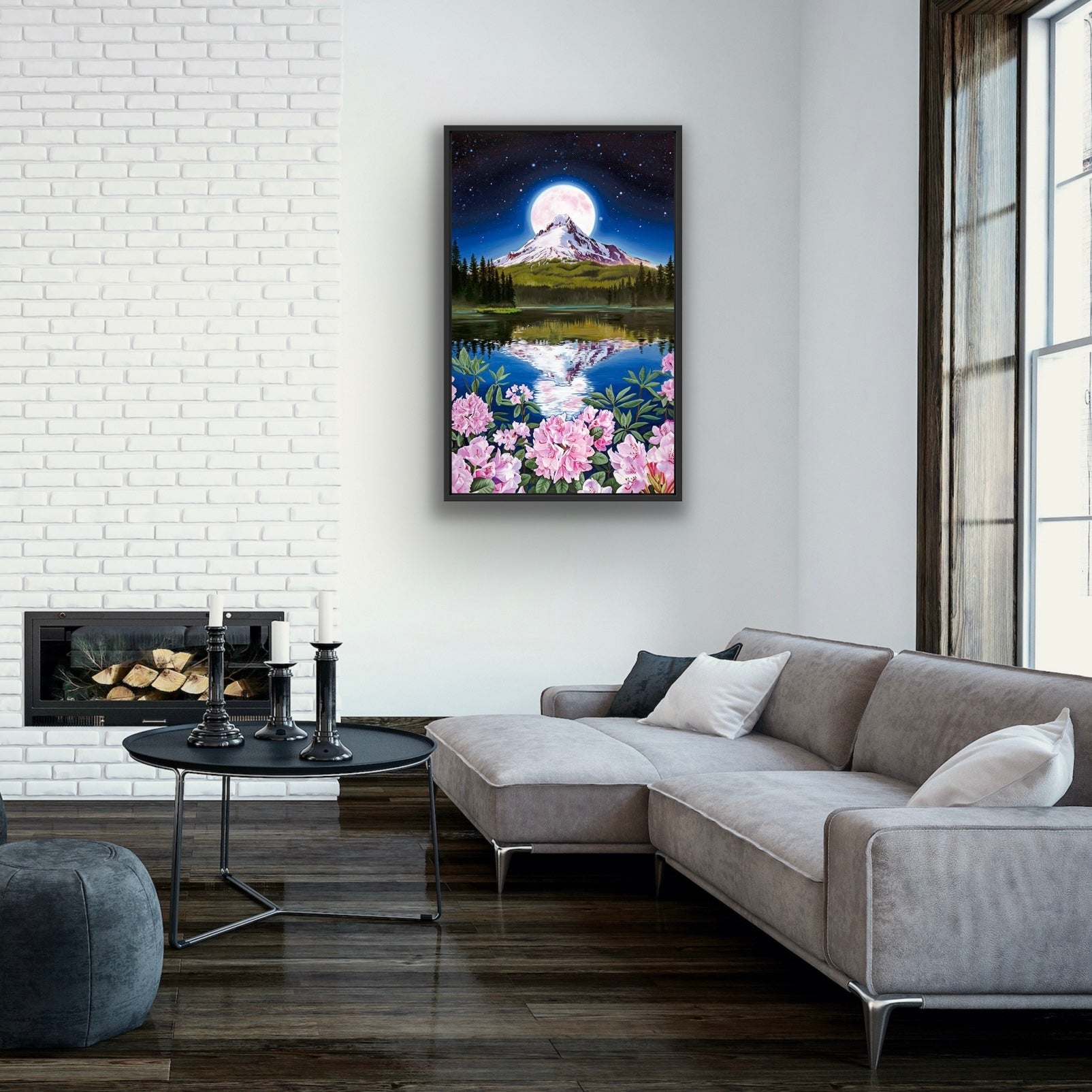 Trillium Reflections - Original Painting – Altitude Gallery